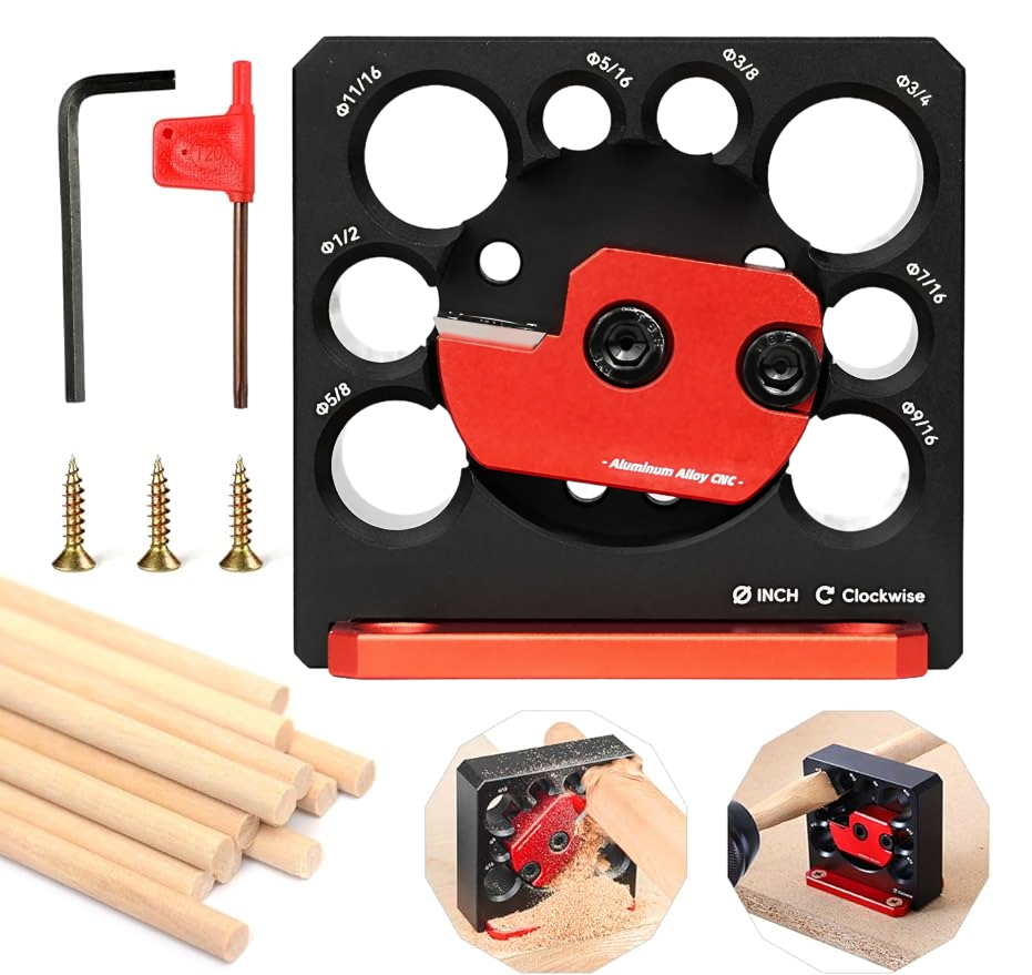 ADJUSTABLE DOWEL MAKER JIG Imperial Size – CRAFTMINDS