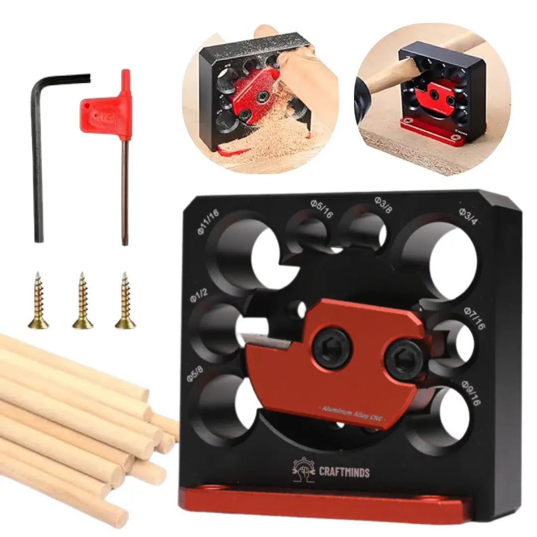 ADJUSTABLE DOWEL MAKER JIG Imperial Size – CRAFTMINDS
